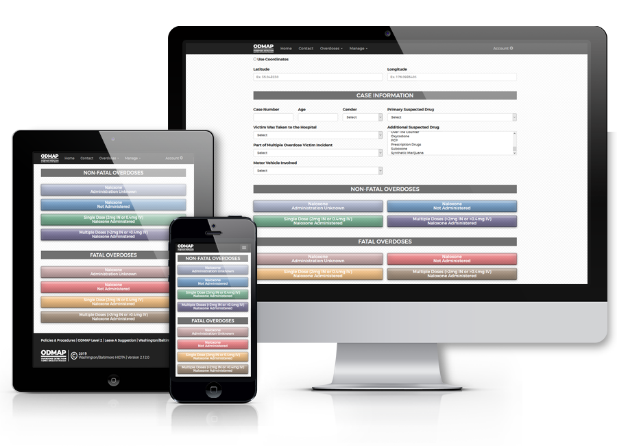 Overdose Detection Mapping Application Program